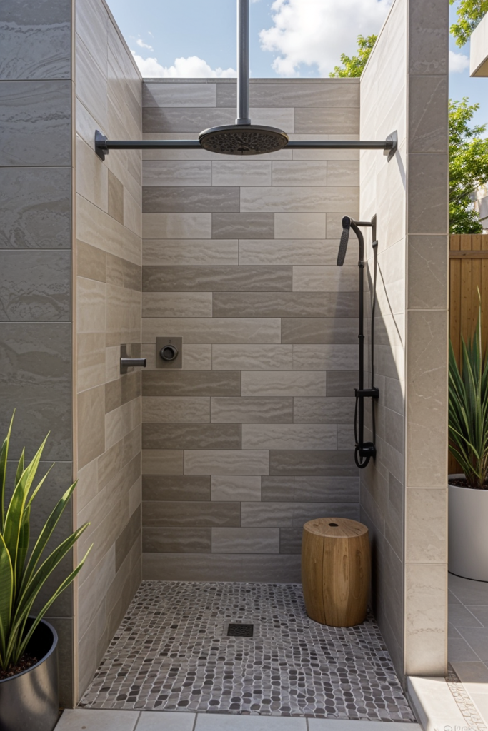 Summer Outdoor Shower Ideas: 54 Stunning Designs for Your Backyard