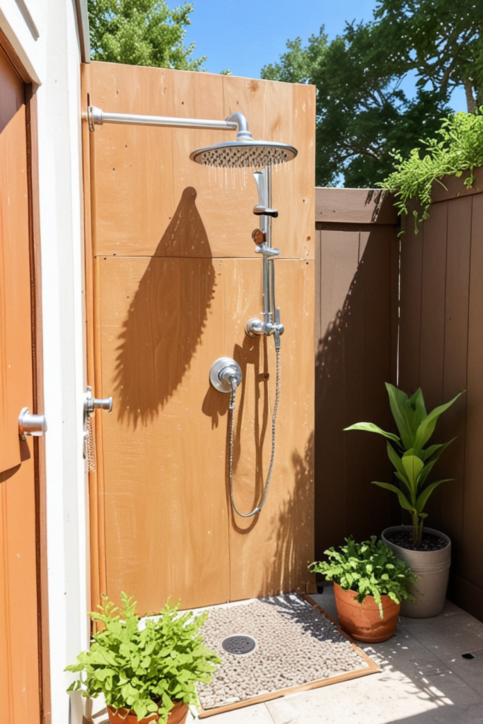Summer Outdoor Shower Ideas: 54 Stunning Designs for Your Backyard